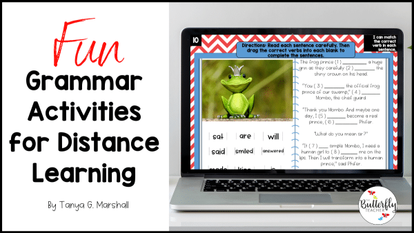 Fun Grammar Activities for Distance Learning – The Butterfly Teacher