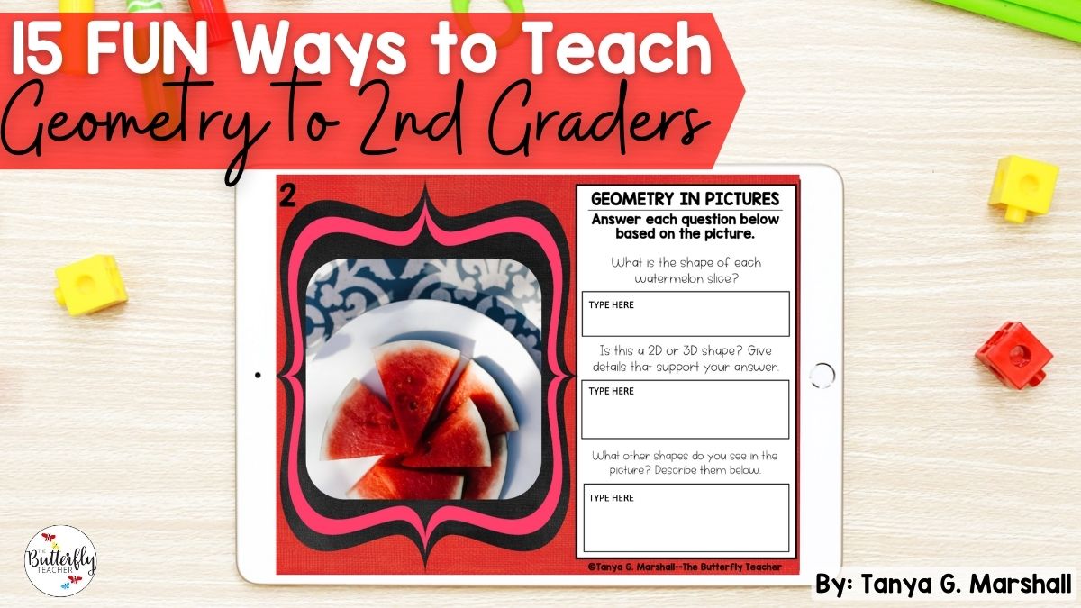 15 Fun Ways to Teach Geometry to 2nd Grade - The Butterfly Teacher