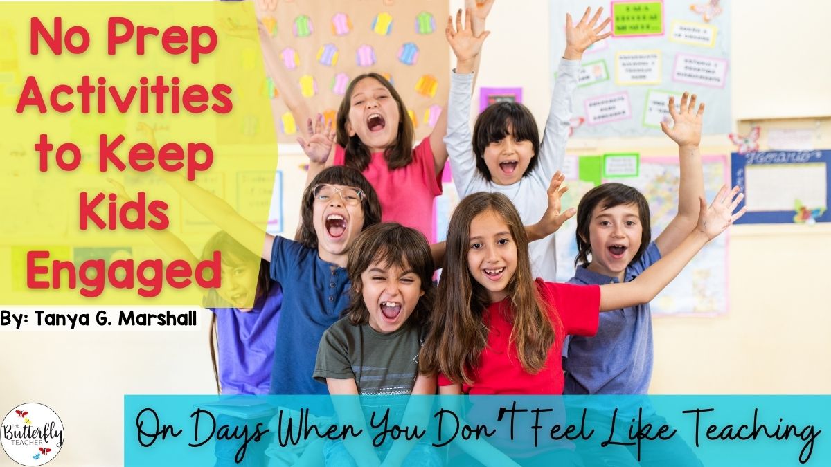 No Prep Activities to Keep Kids Engaged