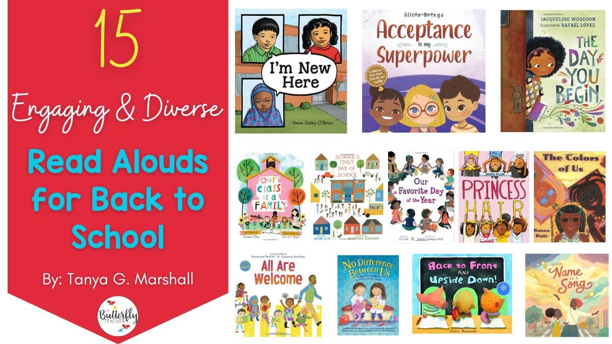15 Engaging and Diverse Read Alouds for Back to School