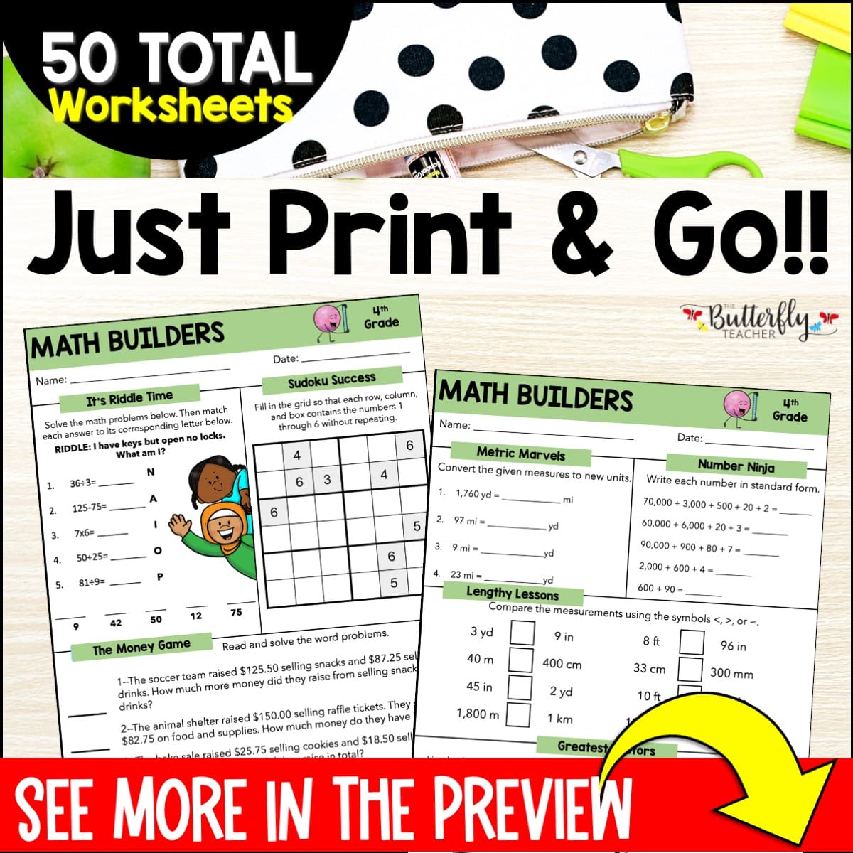 Math Worksheets 4th Grade Review 4th Grade Math Review Games Similar